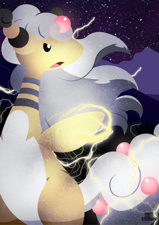Mega Ampharos Wallpaper